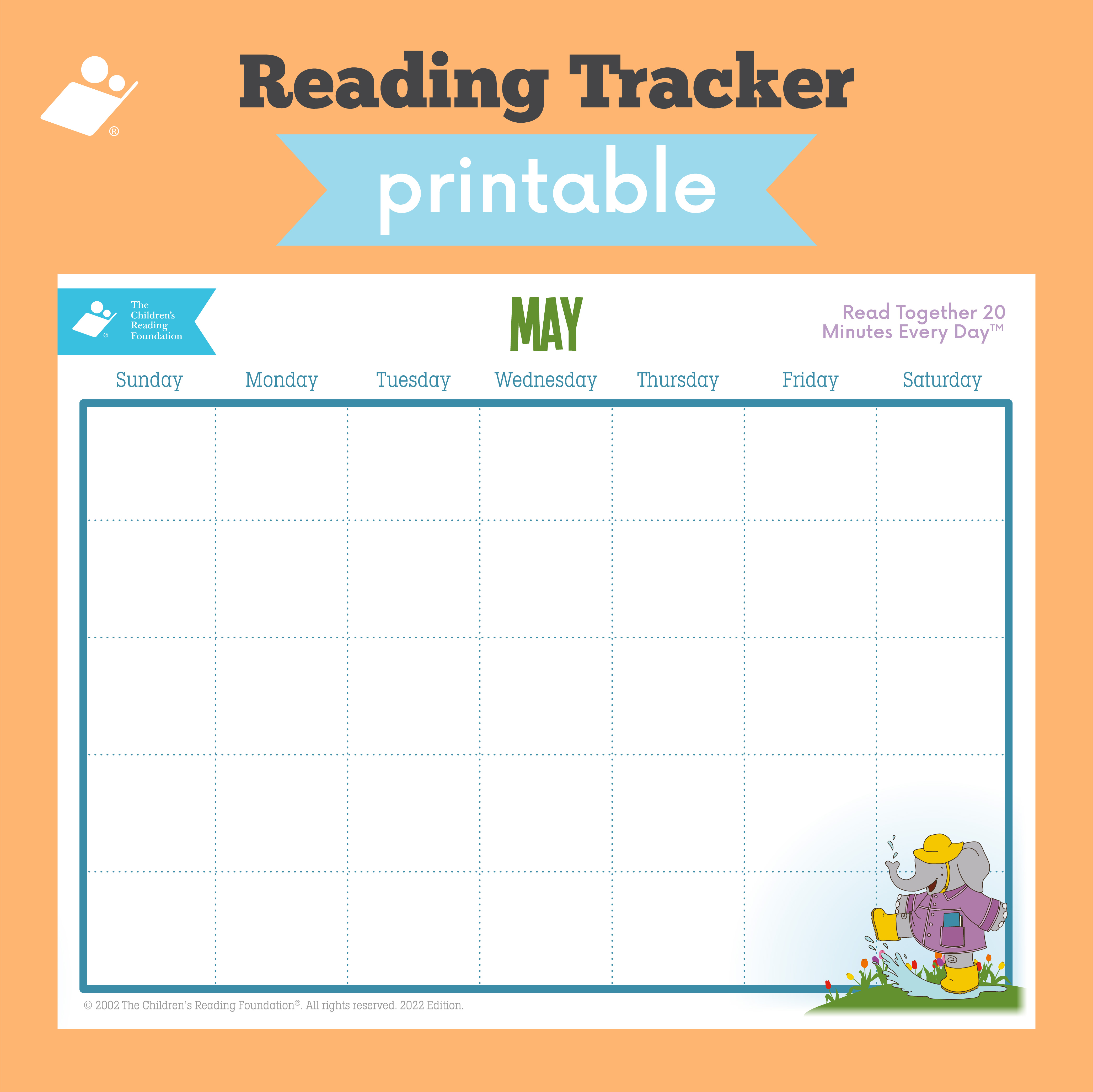Reading Trackers - Reading Foundation